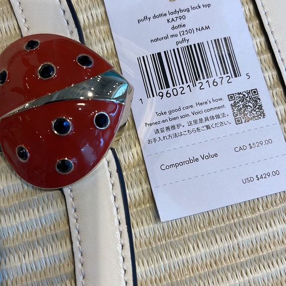 kate spade | Bags | Kate Spade Puffy Top Handle Ladybug Crossbody Color ...